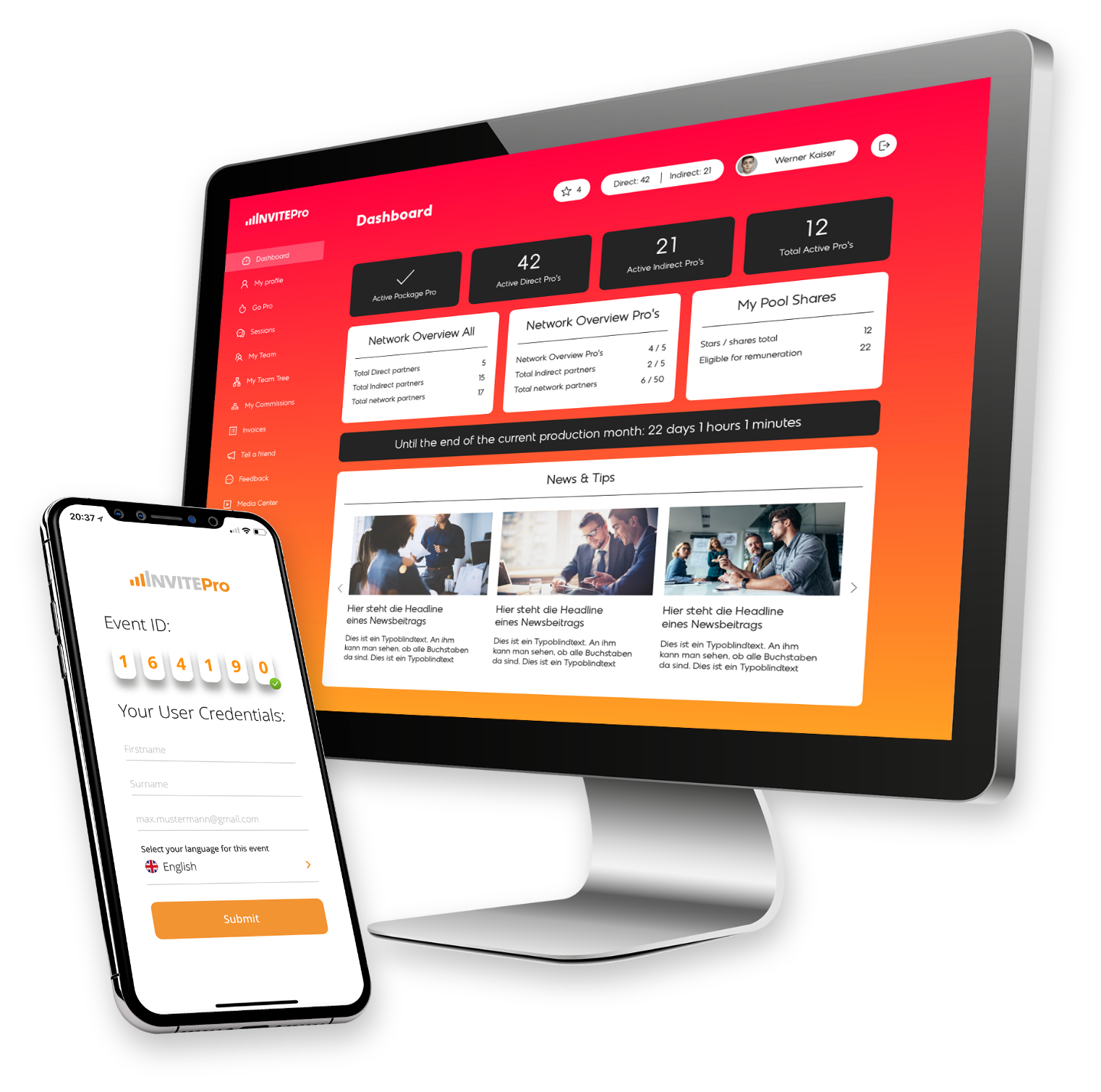 invite pro – Das beste Tool für jeden Networker